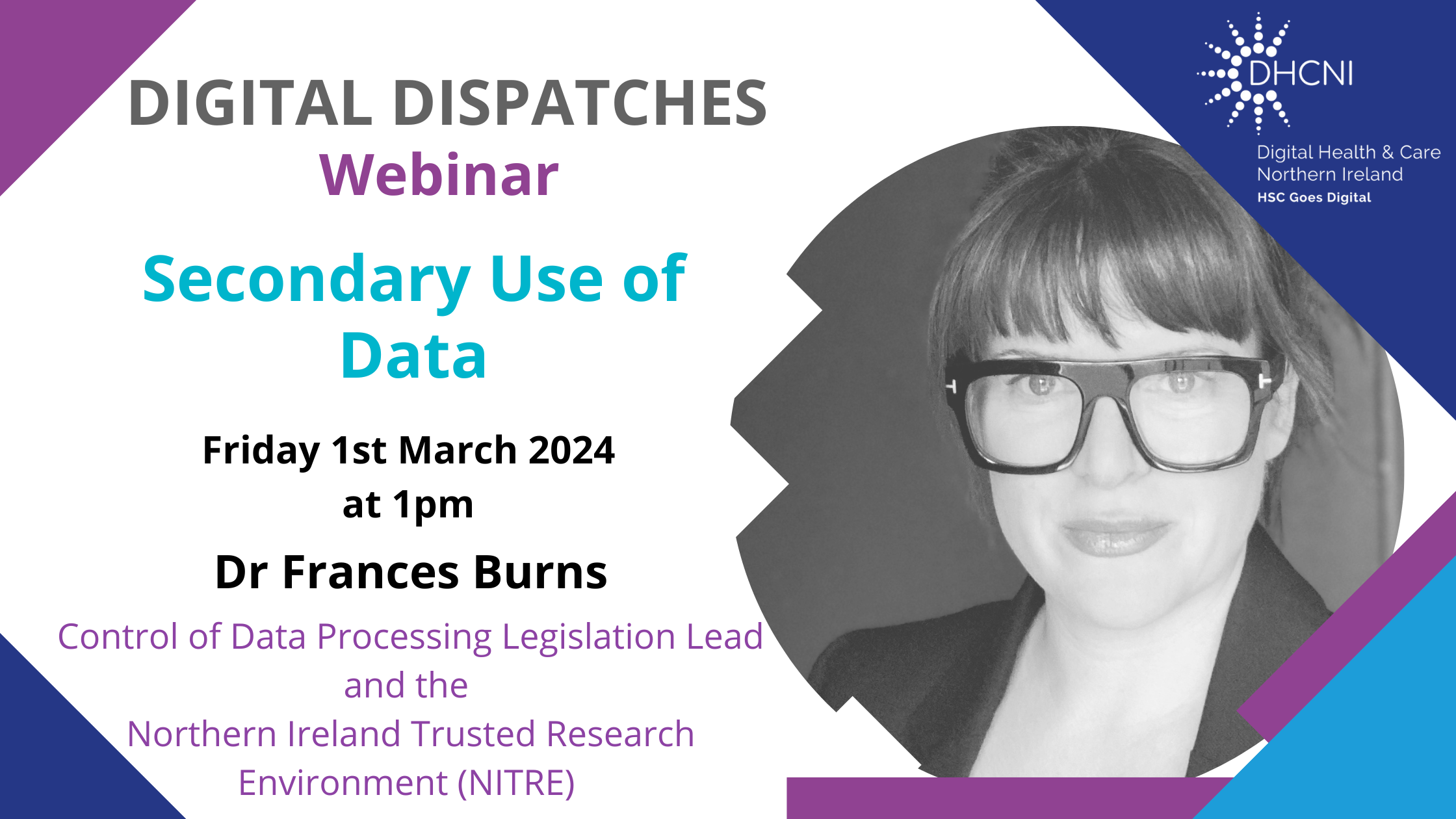 Digital Dispatches Episode 33 Secondary Use Of Data Dhcni