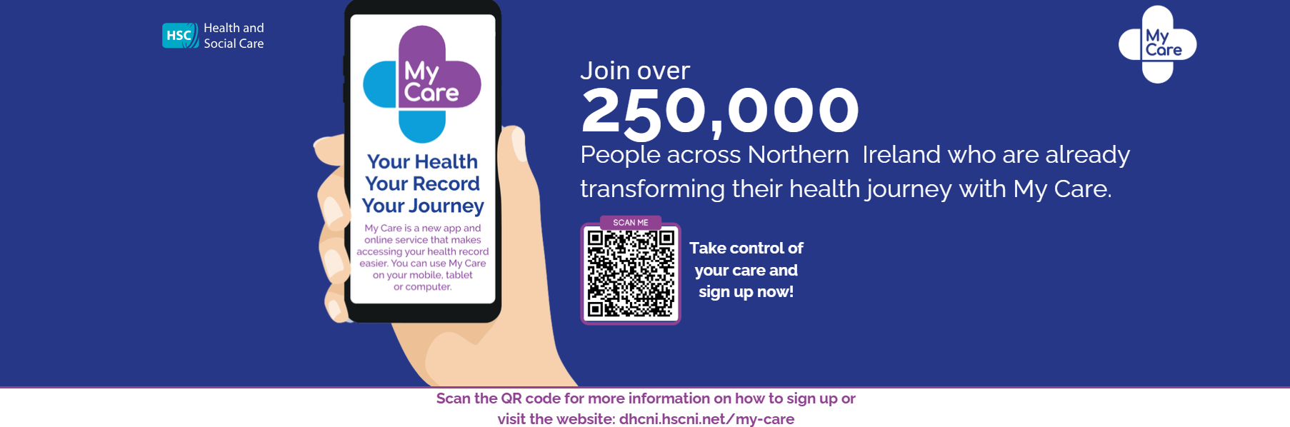 My Care Reaches 250,000 Sign-Ups in Northern Ireland – DHCNI